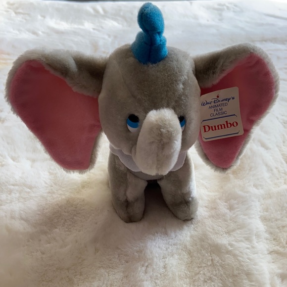 Disney | Toys | Vintage Disney Dumbo Plush Stuffed Animal | Poshmark